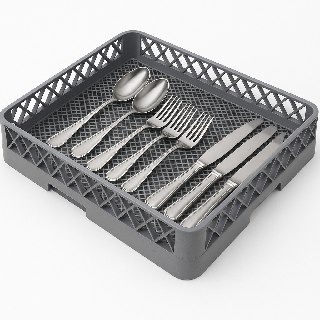 Cutlery Dishwasher Rack for Upright Dishwashers-Commercial Use